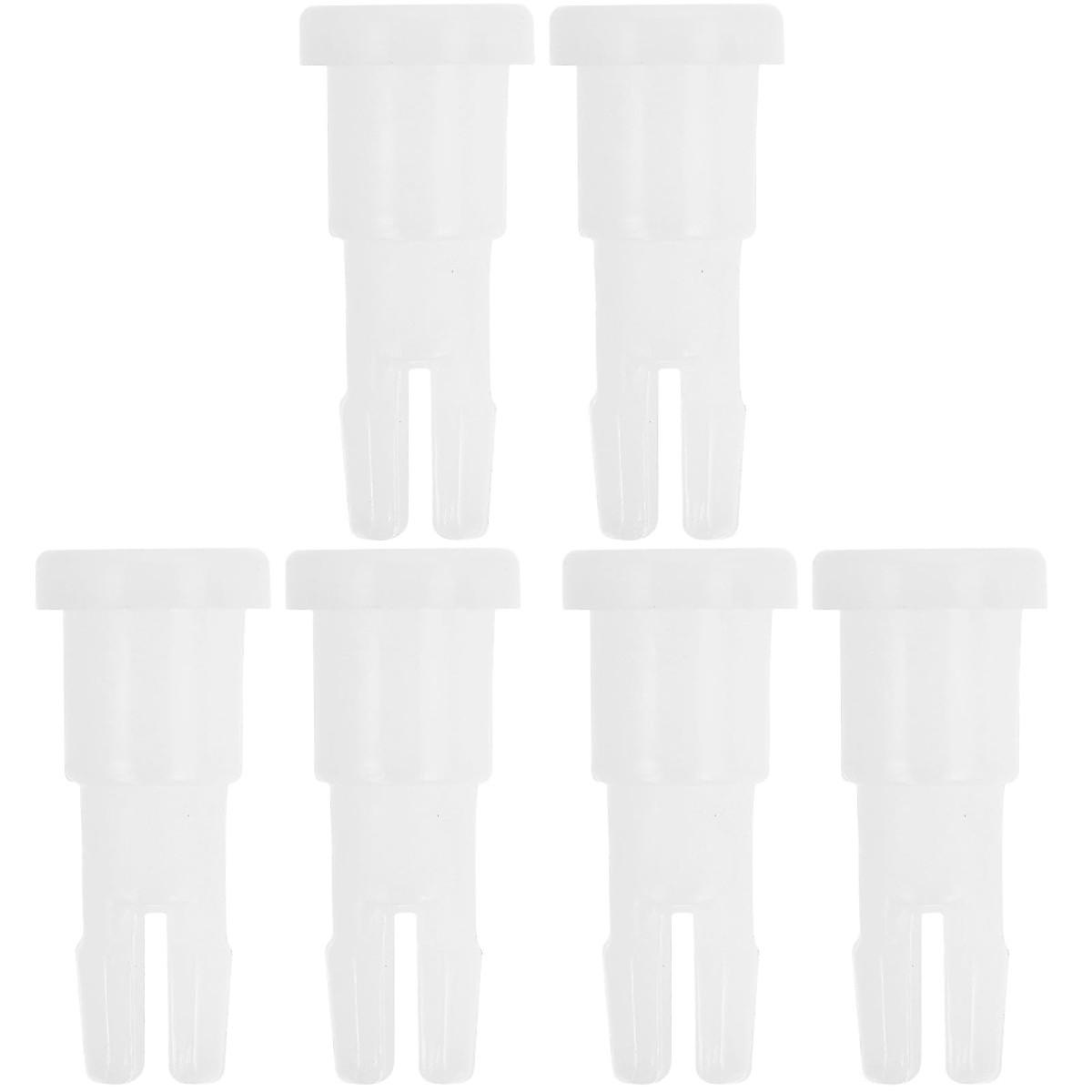 Ipetboom 3 Pairs Glasses Equipment Accessories, Optometry Supplies Optical Chin Rest Paper Pin Attachment Devices for Girls Fix Pin Plastic Paper Fixing Tool Fix Pin Equipment Supplies, White