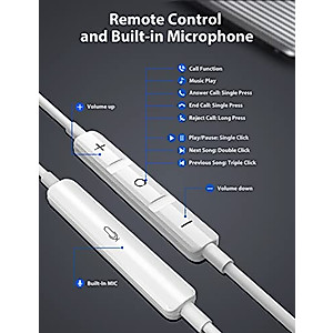 USB C Headphones, ACAGET Galaxy S22+ Ultra S23 Earbuds Wired USB Type C Earphones Magnetic Headsets with Mic Volume Control HiFi Stereo Headphone for Samsung S21 FE Note 20 Oneplus 10 Pro 9 Pixel 7 6A