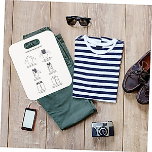 HOMOCONO 2pcs Shirt Folding Board Shirt Folder Board Adult Shirt Folding Cardboard Folding Board for Shirt Folding Tray Garment Folding Board Ironing Board Portable Clothes Folder White Pp