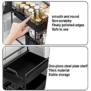 Under Sink Organizers And Storage, Pull Out Cabinet Organizer 2 Tier Under Sink Slide Out Storage Shelf Sliding Storage Wire Basket Drawer