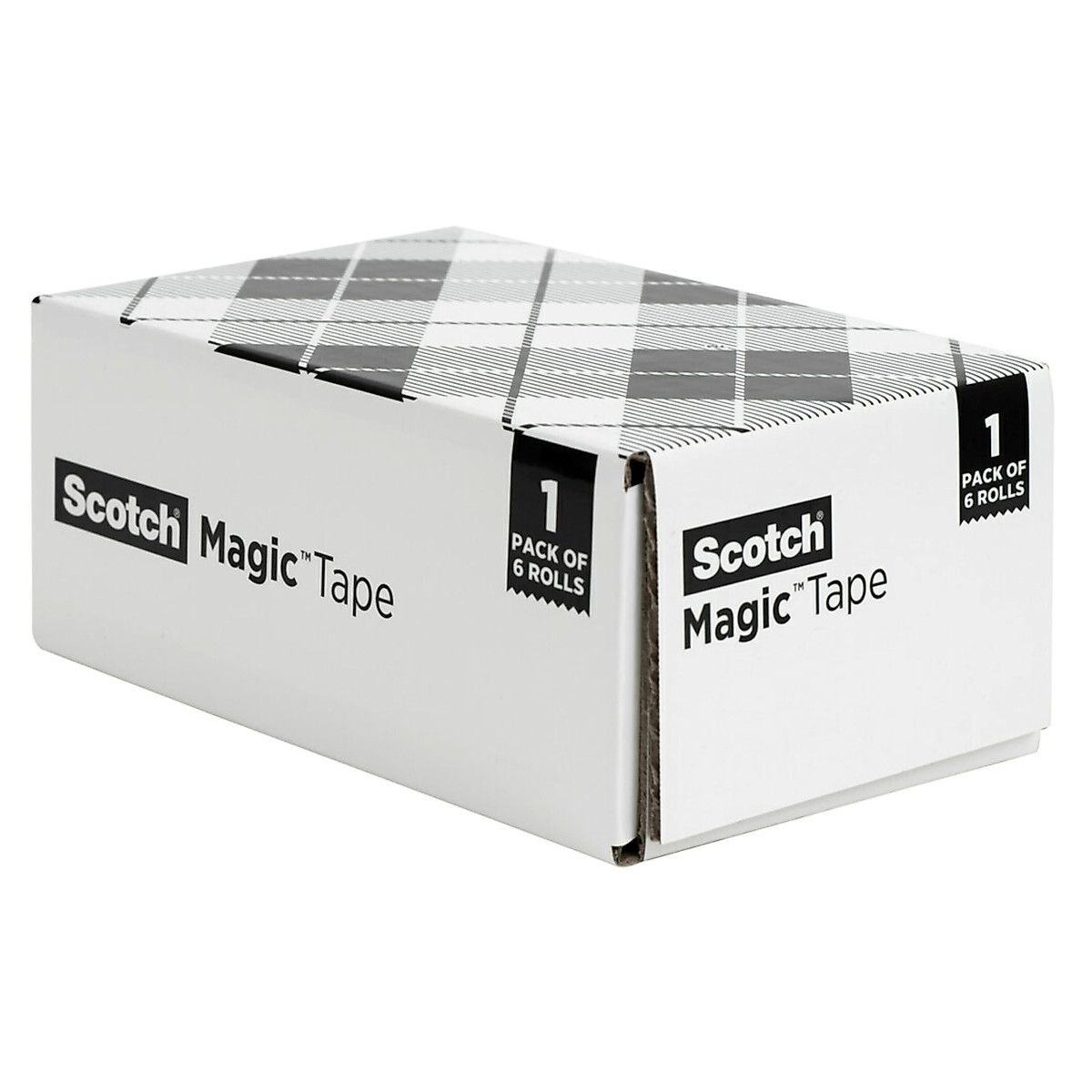 Scotch Magic Tape, 6 Rolls, Numerous Applications, Invisible, Engineered for Repairing, 3/4 x 650 Inches, Boxed (6122)