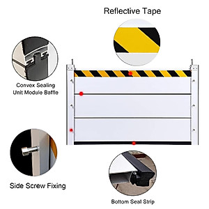 Sliding Glass Doors / Garage/Warehouse Rain Water Barrier, 87 85 83 74 72 67 61 57 39 35 Inch Wide Commercial Reusable Water Dams Barrier, Removable Water Prevention System ( Color : H 7.8in/20cm , Si