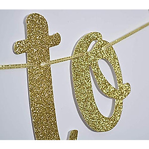 Groom to Be Banner Gold Glitter Decor for Bridal Shower Wedding Bachelorette Party Decorations