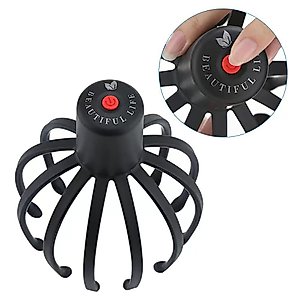 ONIYEA Electric Scalp Massager with 3 Modes, 360 Degree Head Massager, Cordless Portable Head Scratcher for Stress Relax
