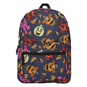 Five Nights At Freddy's Characters School Backpack, FNAF Chica Foxy Bonnie