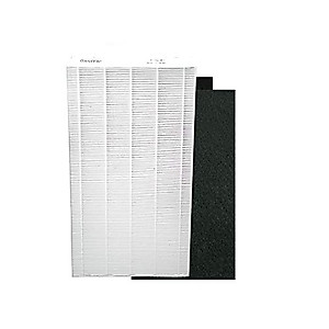 GoodVac Replacement for Sharp Non-OEM HEPA FZ-C150HFU KC-860U Air Purifier Filter with 2 Pre-Filters by GoodVac
