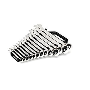 GEARWRENCH 13 Pc. 12 Pt. Reversible Ratcheting Combination Wrench Set, SAE - 9509N