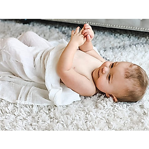 Brooklyn Bamboo Muslin Swaddle Blanket for Baby Newborn Toddlers – Muslin Blanket Unisex Ultra Soft Organic Quick Dry and Absorbent and Odor Free Single