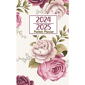 pocket planner 2024-2025: 2 year Pocket Calendar January 2024 to December 2025