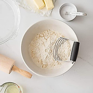 Chef Pomodoro Pastry Blender, Multi-Purpose Dough Blender Mixer, Stainless Steel Blades, Heavy Duty Pastry Cutter, Pastry Blender Stainless Steel, Pizza Dough Blender, Pastry Blender Stainless Steel