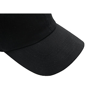 Baseball Cap for Men Women - Classic Dad Hat, BLK