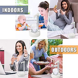 Desktop Water Bottle Dispenser,New upgrade RGB Ambient Light, Bedside Water Dispenser,Portable 5 Gallon Water Dispenser,with 7 Levels Pumping and Ambient Light,Suitable for Home, Office, Outdoor