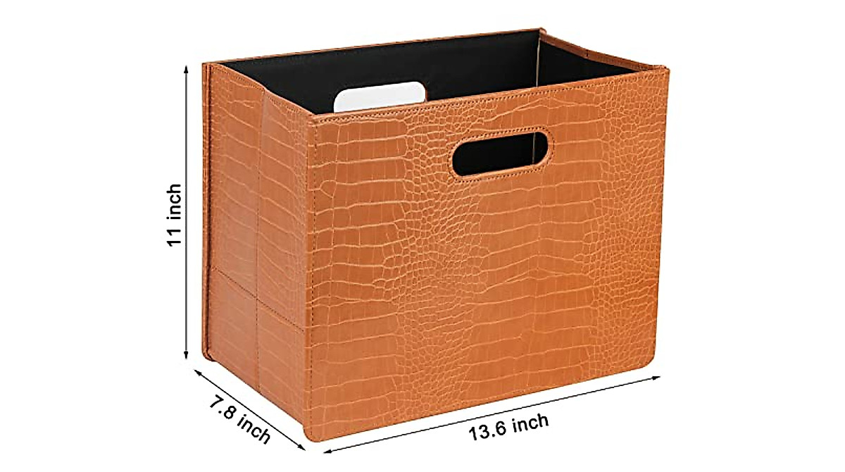 HofferRuffer Foldable Magazine Rack - Stylish Organizer
