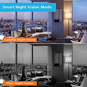 Camcamp 10X Zoom Light Bulb Security Camera, Wireless Light Socket Security Camera WiFi Indoor Outdoor with Smart Motion Detection, Color Night Vision, 2 Way Audio(2.4Ghz WiFi)