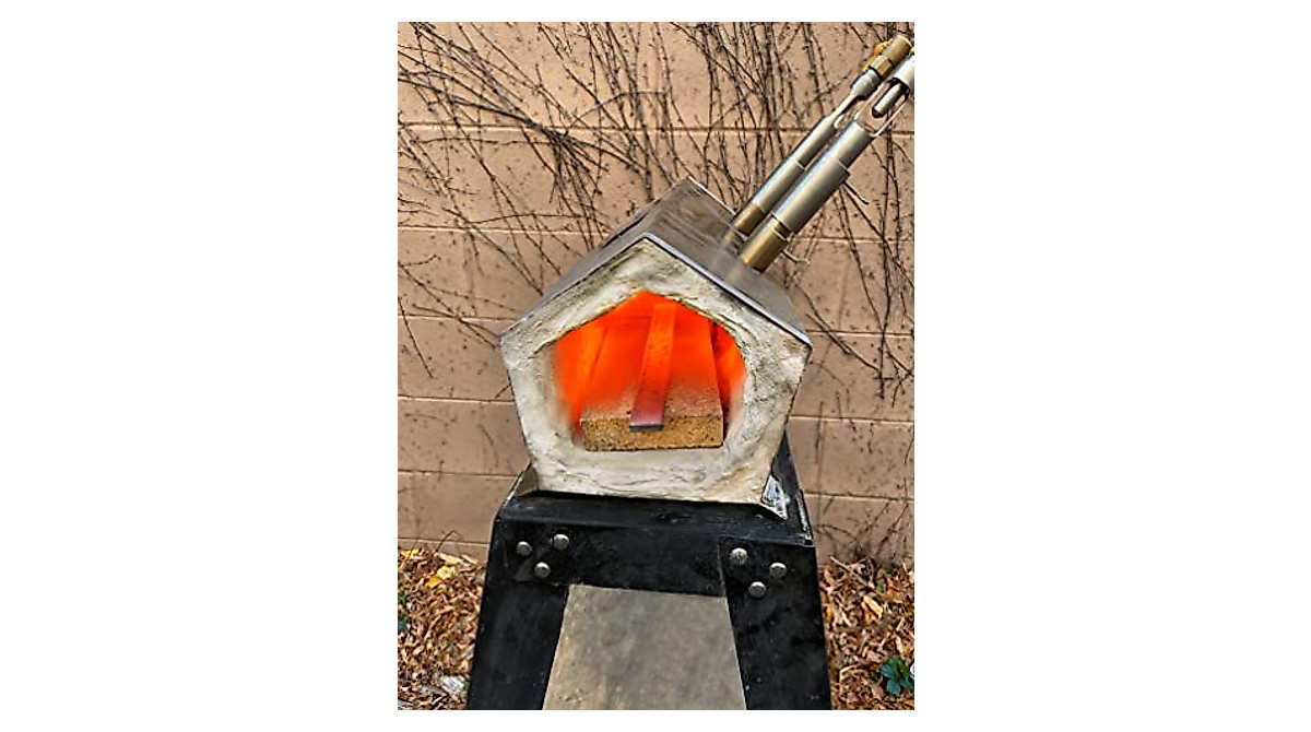 Mr Volcano Hero 2 Portable Propane Forge - High Temp Blacksmithing Kit