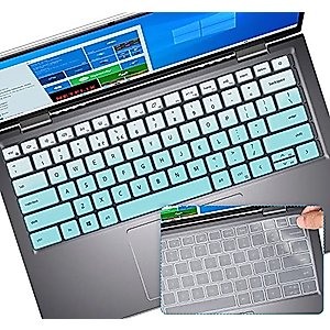 2PCS Keyboard Cover for 2023-2021 Dell Inspiron 14 5430 5410 5415 5418 5420 5425 7415 7420 7425 7430 7435,Inspiron 16 5620 5625 5630 5635 7620 7630 7635,Dell Latitude 3320 3420 & Inspiron 13 5310 5320