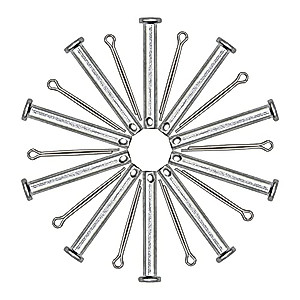 Gpartsden 1687404k Snowblower Shear Pins 1668344SM 1687404 for Snapper / Simplicity 703063 1668344 1686806YP (10 Pack)