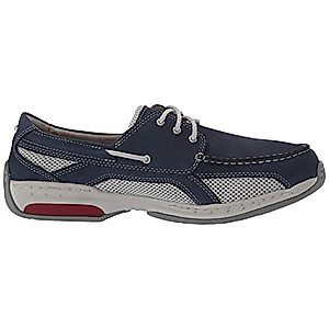 Dunham mens Captain Boat Shoe, Navy Nbk, 9.5 X-Wide US