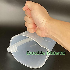 81oz/2.4Litre/0.63 Gallon Plastic Water Pitcher with Lid BPA-FREE Carafes Mix Drinks Water Jug for Hot/Cold Juice Beverage Ice Tea (Green, 81oz)