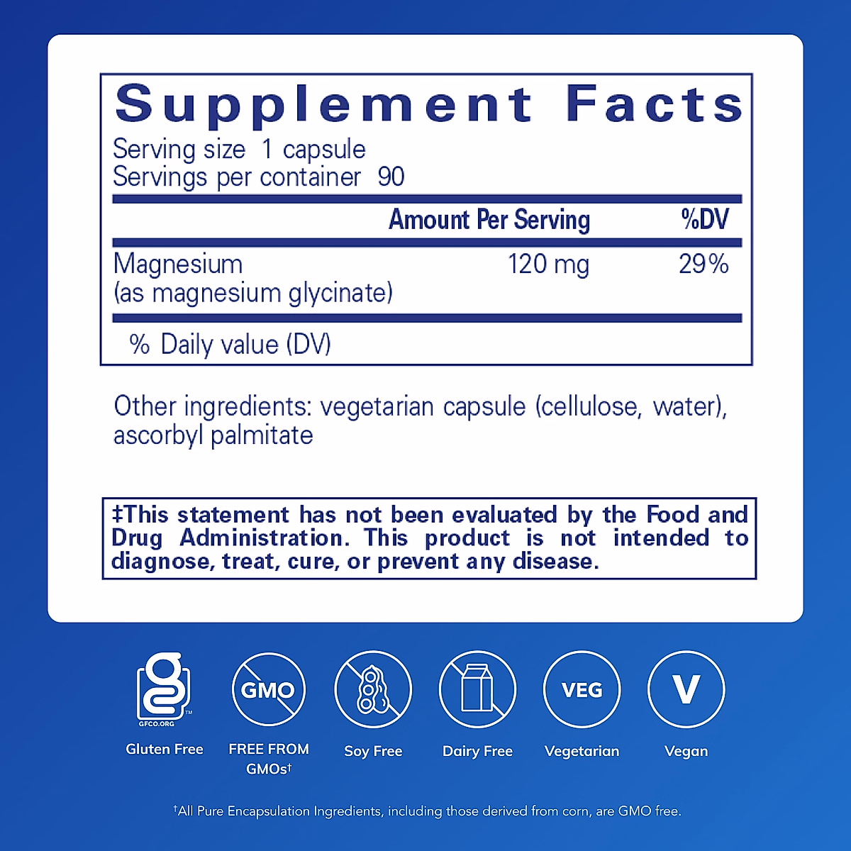 Pure Encapsulations Magnesium (Glycinate) - Supplement to Support Stress Relief, Sleep, Heart Health, Nerves, Muscles, and Metabolism* - with Magnesium Glycinate - 360 Capsules