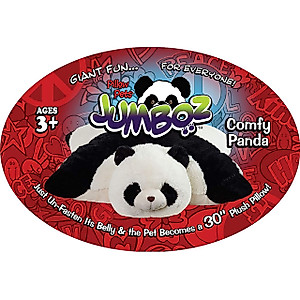 Pillow Pets Jumboz, Panda, 30" Jumbo Folding Plush Pillow