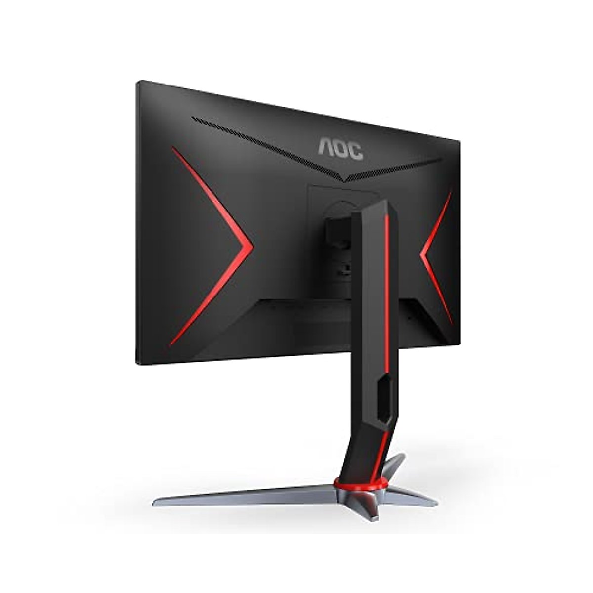 AOC 24G2 24" Frameless Gaming IPS Monitor, FHD 1080P, 1ms 144Hz, Freesync, HDMI/DP/VGA, Height Adjustable, 3-Year Zero Dead Pixel Guarantee,Black/Red