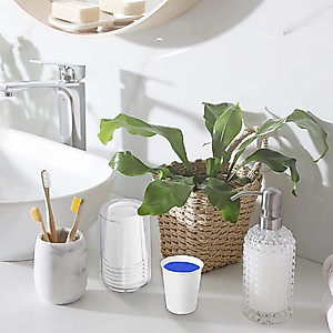 Lakesstory 50 Pack 4 oz. White Paper Disposable Cups – Hot and Cold Beverage Drinking Cup for Water, Juice, Coffee or Tea – Ideal for Water Coolers, Party, or Coffee On the Go’