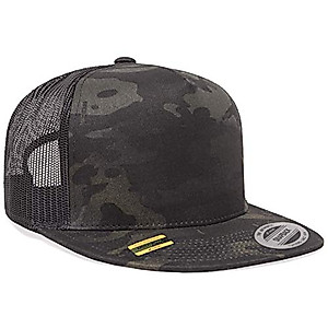 Flexfit Men's one_Size Trucker Cap, Black, Alpha