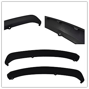 munirater Front Bumper Spoiler Lip Air Chin Splitter Replacement for Focus Sedan/Hatchback 2012 2013 2014 Bumper Valance Deflector Panel Air Dam Left + Right FO1095244C