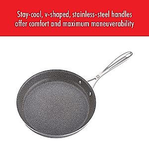 ZWILLING Vitale 10-inch Nonstick Frying Pan, Aluminum, Scratch Resistant, Made in Italy