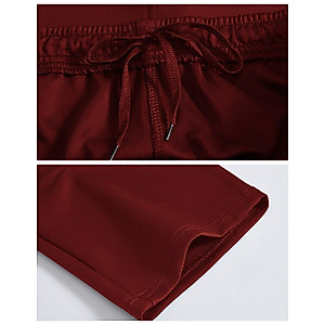 Rdruko Men's Track Suits Sweatsuits 2 Piece Set Jogging Workout Casual Warm Up Outfit Full Zip(Red, US XXL)