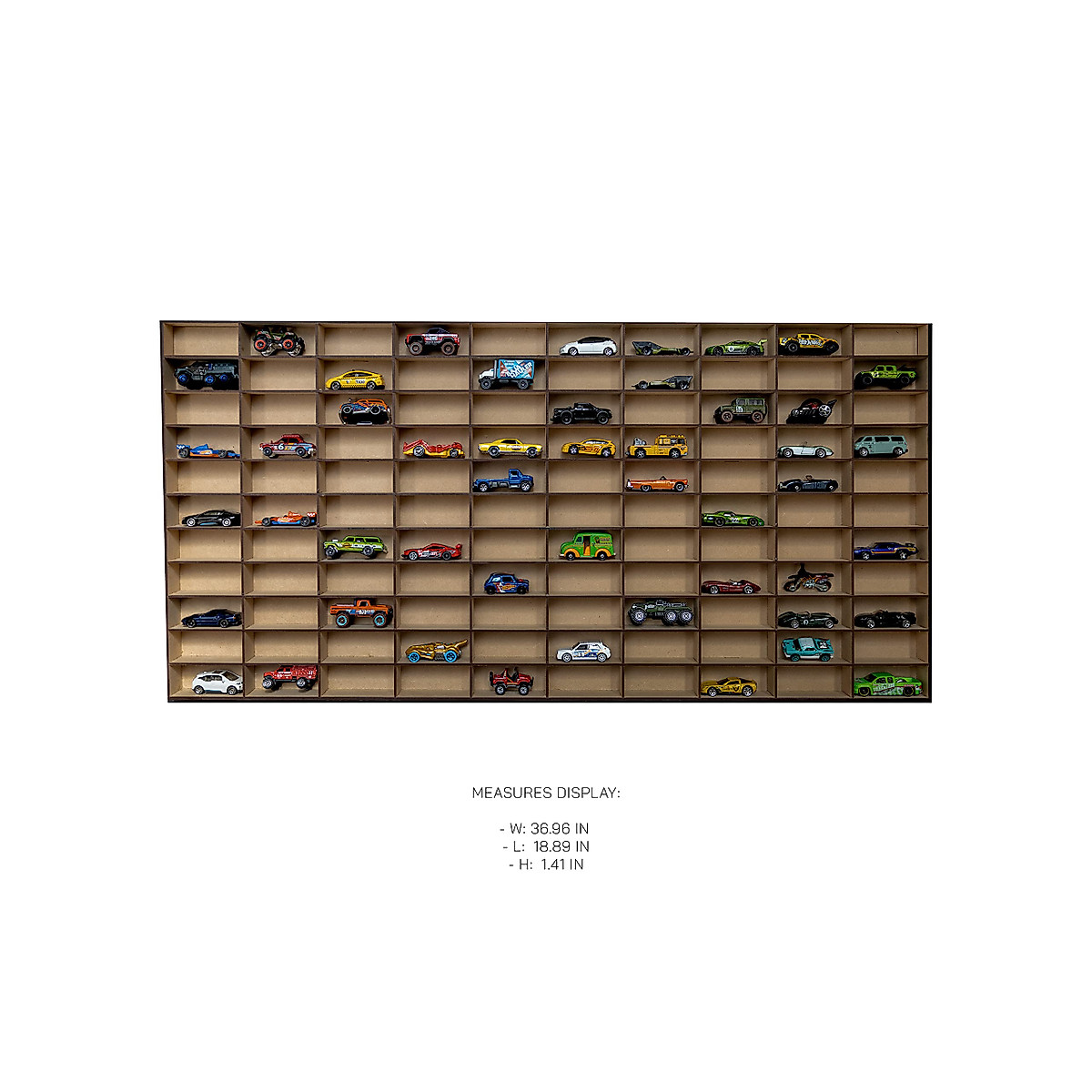 ALEJANDRO CORTES Display Storage Toy Organizer CASE for Cars 1/64 Scale (110 Space)