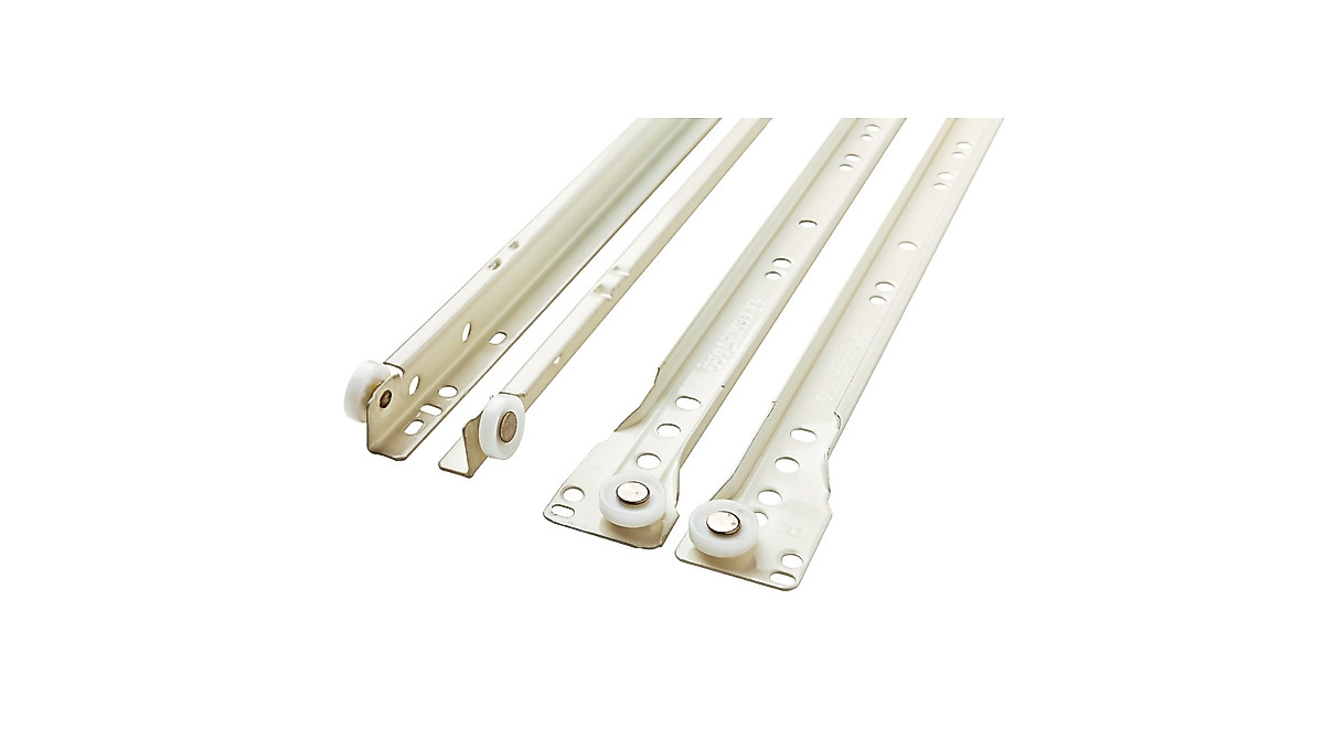Liberty 14-Inch Drawer Slide - White & Durable