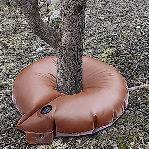 ANACOCO 2 Pack of Slow Release Tree Watering Ring Bags - Heavy Duty 15 Gallon Drip Irrigation Water Pouch - Complete with Improved Easy Fill Cap