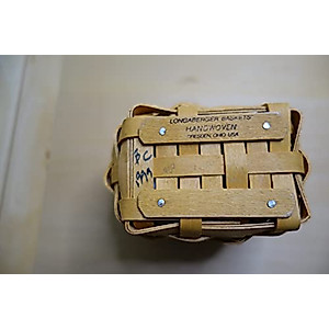 Longaberger Baskets Oregano Booking Basket Classic Stain Hangs on Wall