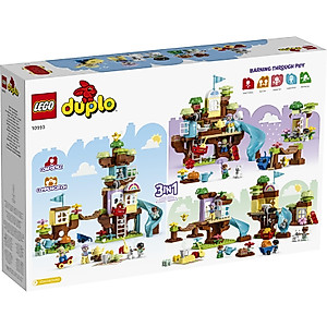 Lego Duplo Set of 2: 10993 3-in-1 Tree House & 10980 Building Plate in Green