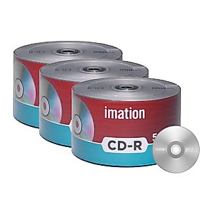 150 Pack Imation CD-R 52X 700MB/80Min Branded Logo Blank Media Recordable Data Disc