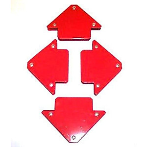 ARC-POWER for 4 Pack of 25 LB Magnetic Welding Welder's Magnet Arrow Angle Clamps 45 Degree