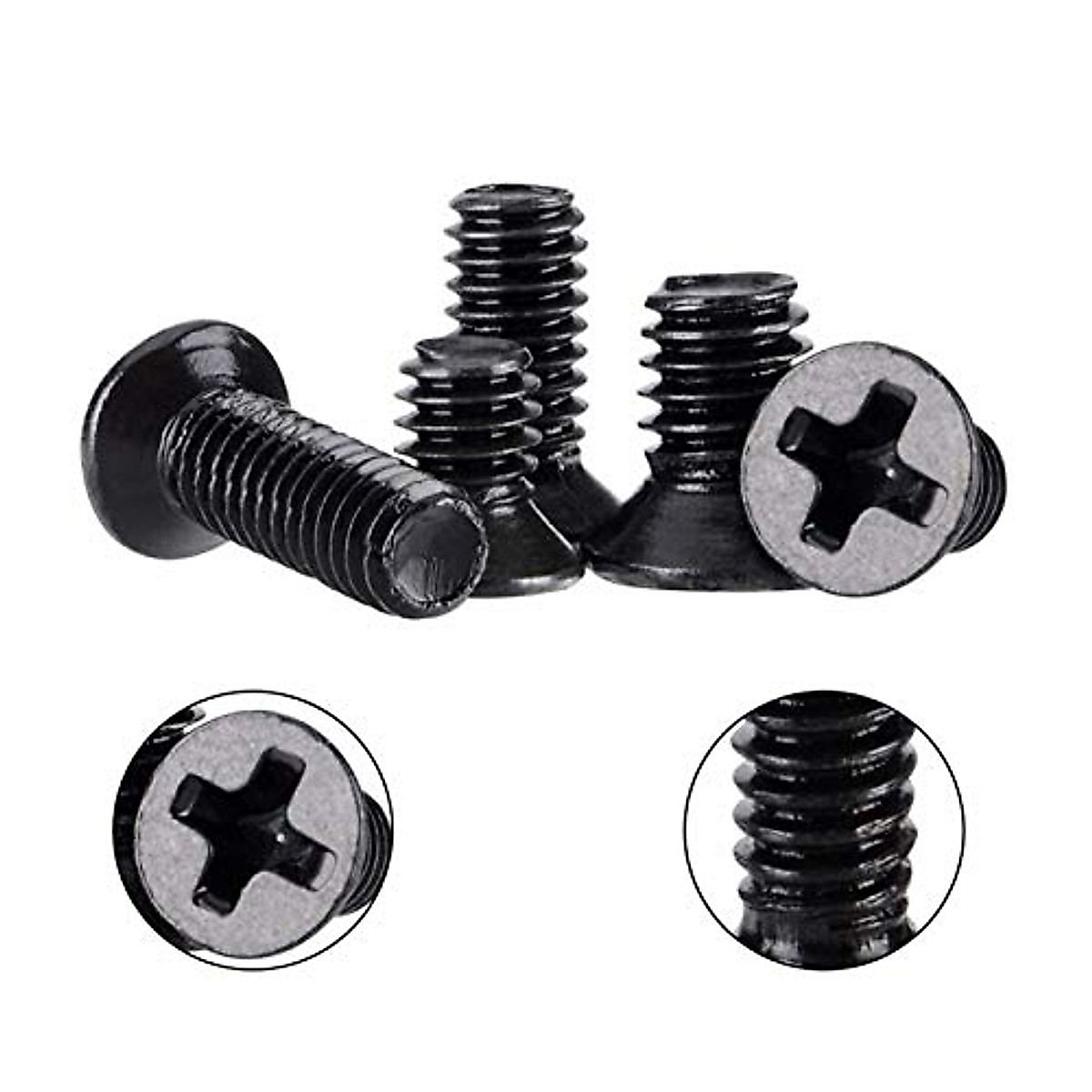 OPYTR Screw Anchors M2 M2.5 Laptop Notebook Screws Set Computer Electronic Digital Mini Mechanical Assortment Repair Kit Hardware Anchors (Size : 250pcs)