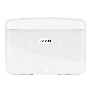 EZ-Pull Countertop SLIMFOLD Hand Towel Dispenser for Kitchen/Bathroom/Office/RV/Airbnb, White 4600-EZ, EZbrnd