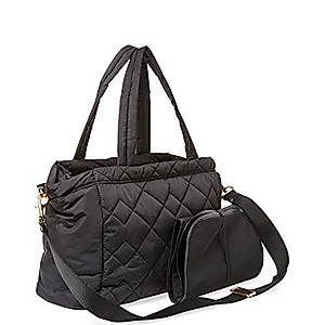 Marc by Marc Jacobs Crosby Nylon Quilted Diaper Bag, Black, Large