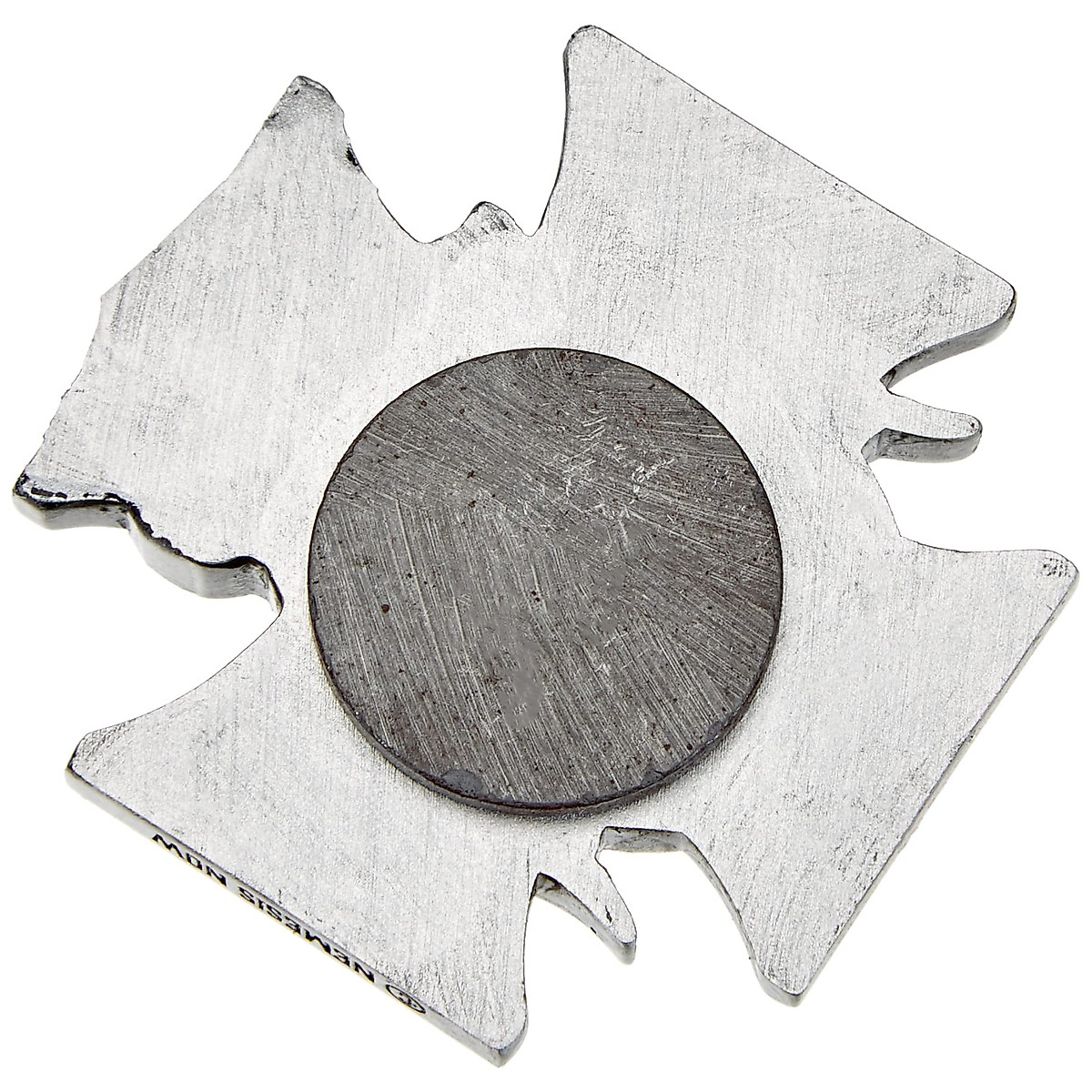 Nemesis Now Officially Licensed Motorhead Iron Cross Warpig Snaggletooth Fridge Magnet, Silver, 6cm