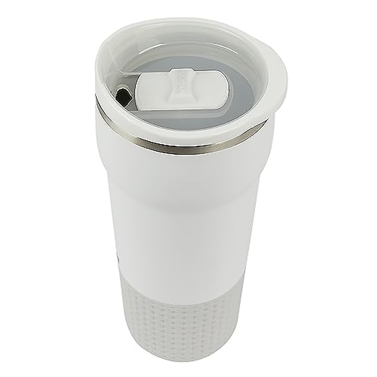 Pelican Hydration Pelican Cascade™ 22 oz Vacuum Insulated Tumbler - Recycled Stainless Steel Double Wall Travel with Dual Lid, Powder Coated Insulated Coffee Mug For Hot Cold Drinks, Bright White