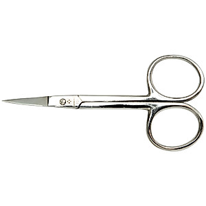 Mundial 701-S Specialty Forged 3 1/2" Curved Embroidery Scissors, Extra Fine Points