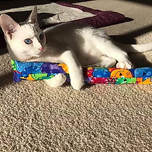Kitty Kick Stix 11" Catnip Kicker Toys - Set of 2 Cat Kickers, The Original Made in USA
