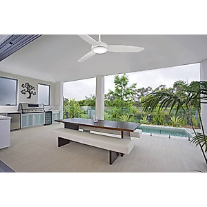 MINKA-AIRE F465L-WH Concept IV 54" Ceiling Fan with LED Lights, White