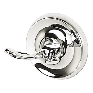 Oakbrook Small Chrome Zinc 2 in. L Double Hook 30 lb. 1 pk
