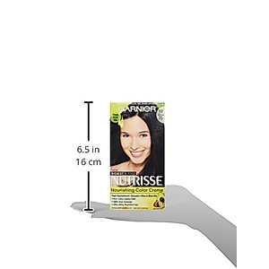 Garnier Nutrisse Nourishing Hair Color Creme, 12 Natural Blue Black (Packaging May Vary)