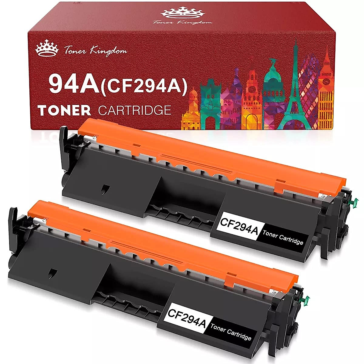 Toner Kingdom Compatible Toner Cartridge Replacement for HP 94A CF294A to Use with HP M118dw MFP M148dw M148fdw M149fdw M148 M118 M149 Toner Printer (Black, 2 Pack)