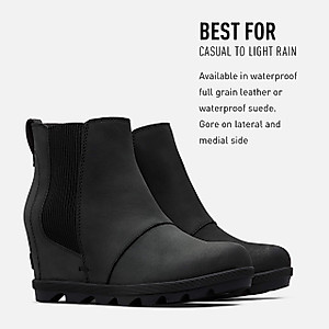 Sorel Joan of Arctic Wedge Ii Women's Chelsea Boot Black - 10 Medium